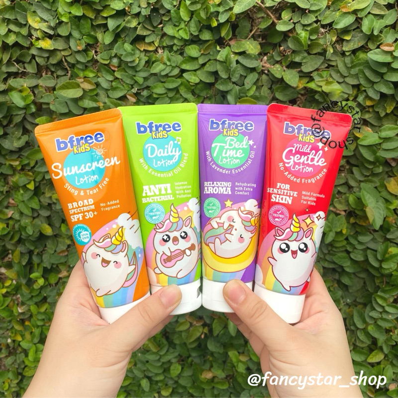 Jual [BPOM] BFREE Kids Lotion | Sunscreen Lotion | Daily Lotion | Bed ...