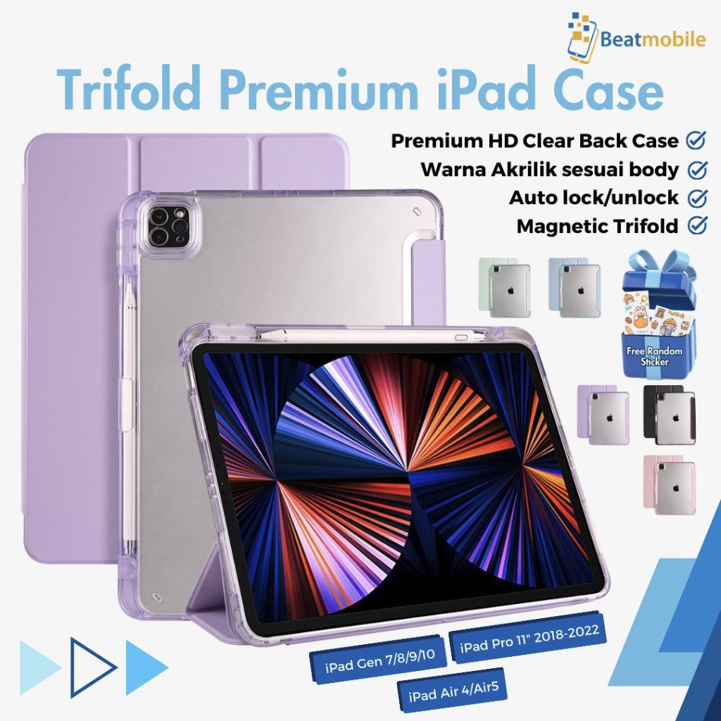 Jual Case iPad Acrylic For iPad Gen 10 Air4/5 iPad Air M2 11" 2024 Air6 ...
