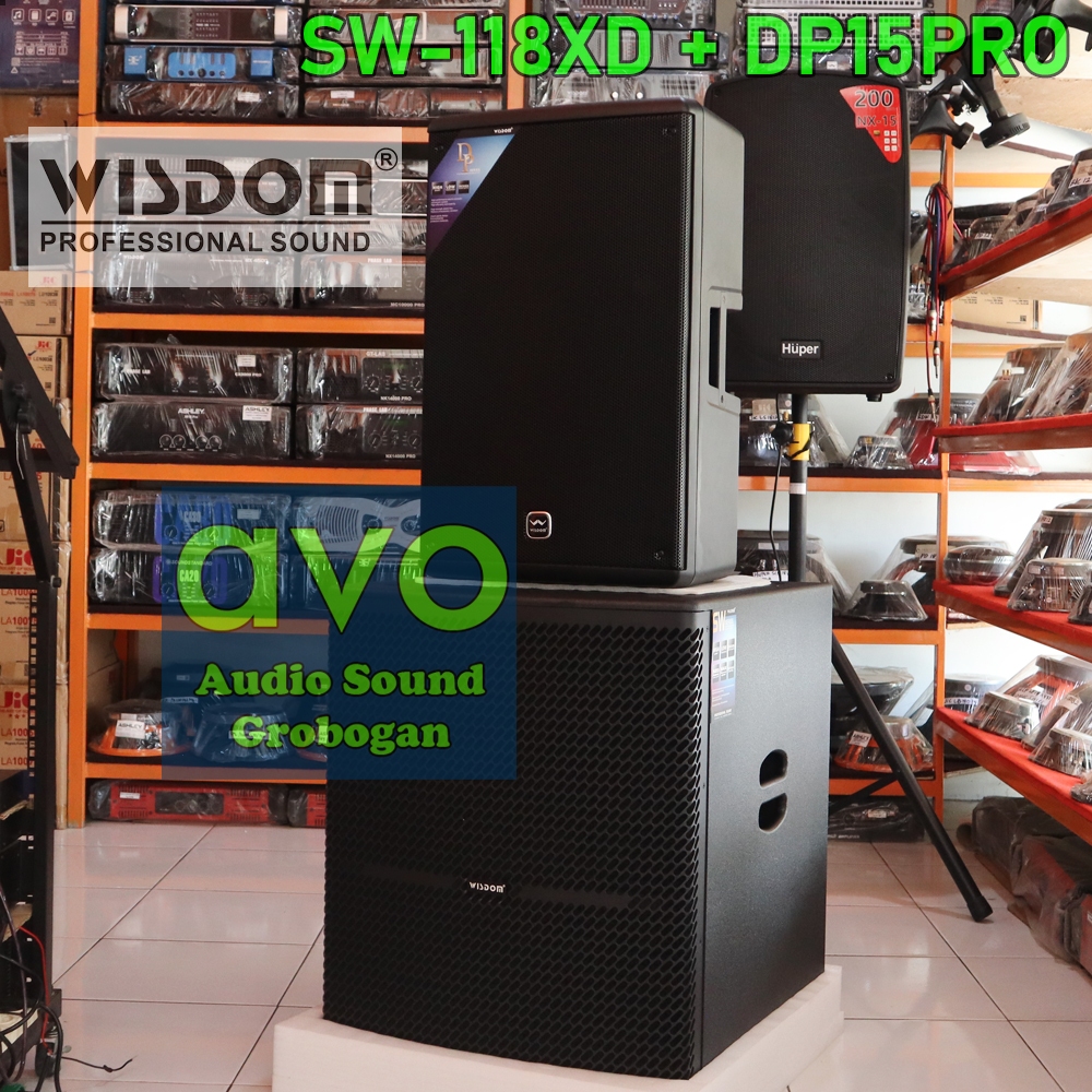 Jual WISDOM DP15PRO 1 Set 2 Speaker Aktif 15 Inch Spiker Monitor Floor ...