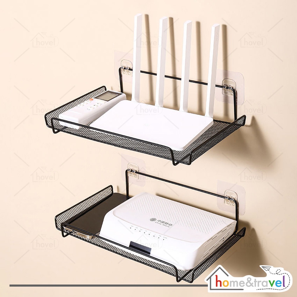 Jual HOVELSHOP Rak Dinding Minimalis Gantung Tempat Modem Router Hiasan ...