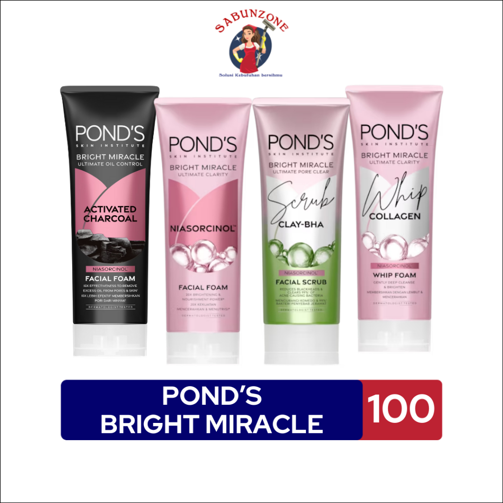 Jual Ponds Sabun Cuci Muka Pons Bright Beauty Serum Facial Foam / Pure ...