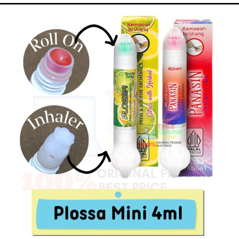 Jual New Plossa mini inhealer + roll on | Shopee Indonesia