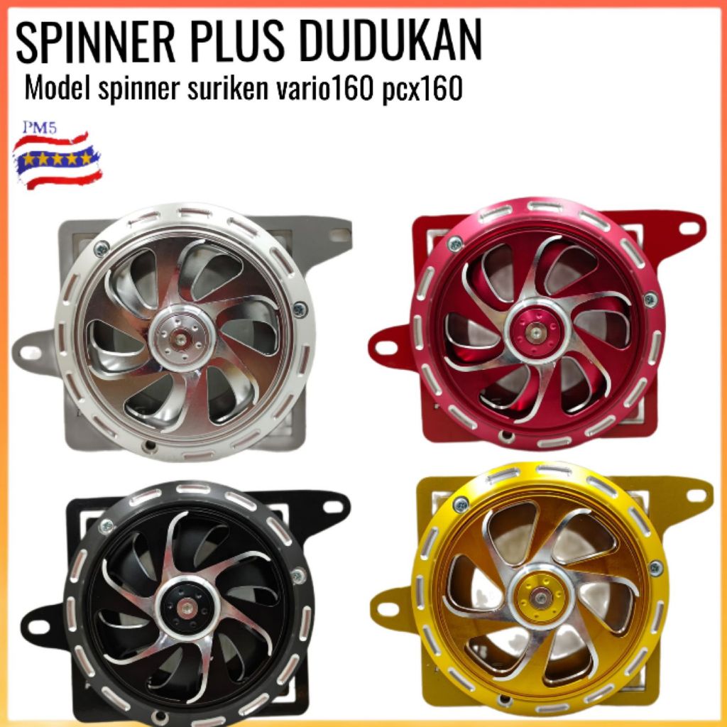 Jual Breket Spinner Radiator NSB Set Spinner CNC Model Suriken Free ...