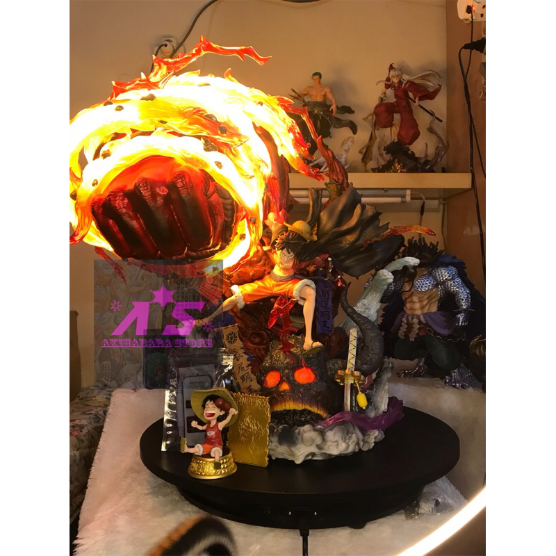 Jual Statue Luffy Red Roc Gk Studio action Figure (60 cm) | Shopee ...