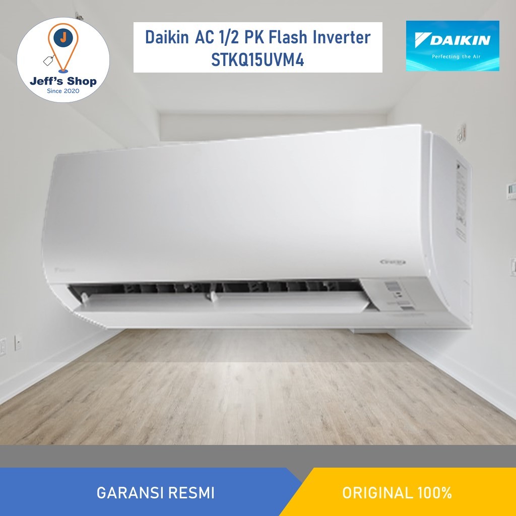 Jual Daikin AC Inverter 1/2 PK [Flash Inverter] STKQ15UVM4 | Shopee ...
