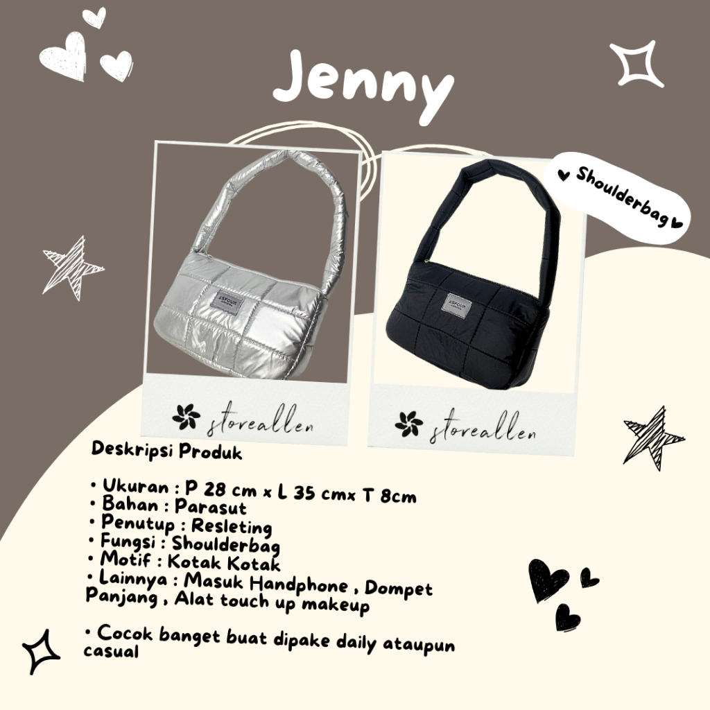Jual Puffy bag Jenny - Shoulder Bag Bubble Import Tas Wanita Bahu Puffy ...