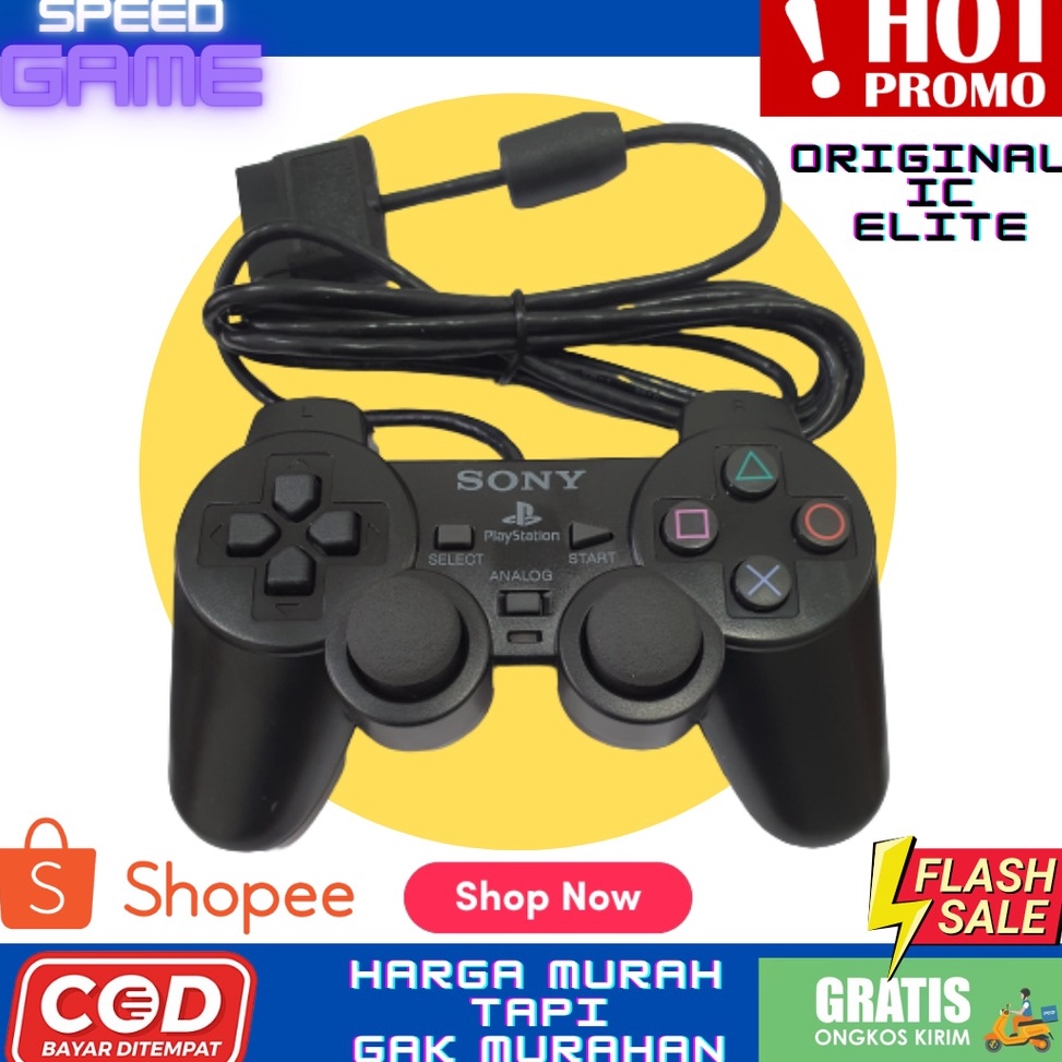 Jual Stik Stick PS2 ORI ORIGINAL PABRIK OP Elite Hitam Kirim Langsung ...