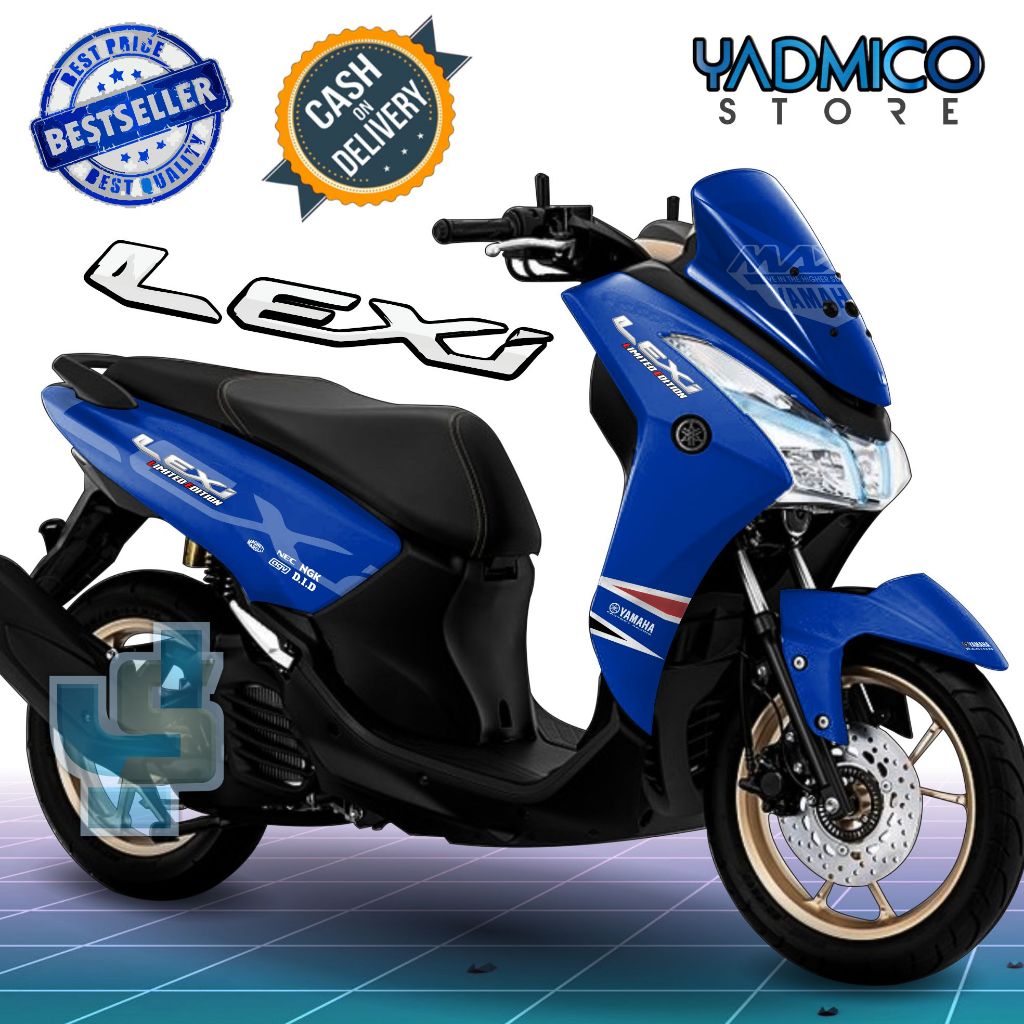 Jual Decal Lexi 125 Full Body - Stiker Motor Yamaha Lexi 125 Full Body ...