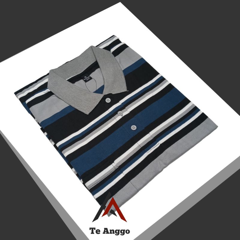 Jual Baju Kaos Kerah Salur Pria Dewasa Motif Garis Garis Wangki Polo ... Jual Baju Kaos Kerah Salur Pria Dewasa Motif Garis Garis Wangki Polo ...