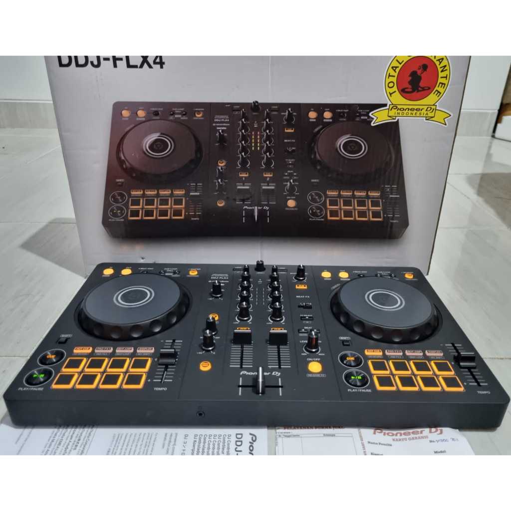 Jual Alat DJ Pioneer DDJ FLX4 GARANSI JULI 2024 Fullset Box & Manual ...