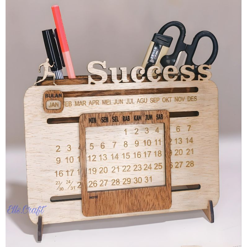 Jual Kalender Abadi•kalender sepanjang masa•tempat pensil•kalender meja ...