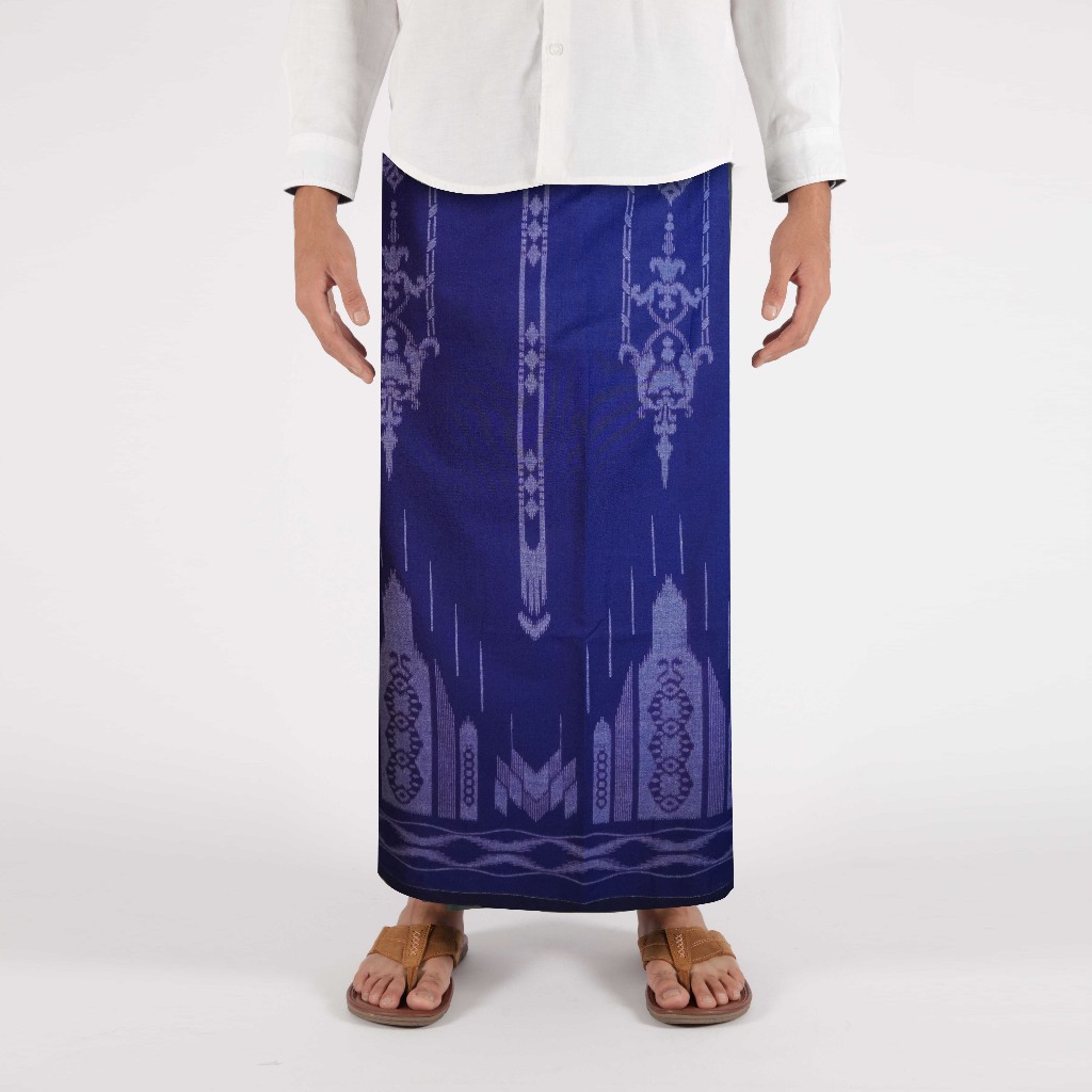 Jual Sarung Mangga Gold Kembang Reguler Biru Tua | Shopee Indonesia