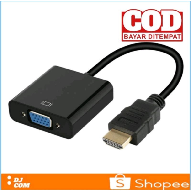 Jual Kabel VGA Digital Male To Male 1.5 m+Kabel Converter Konektor ...