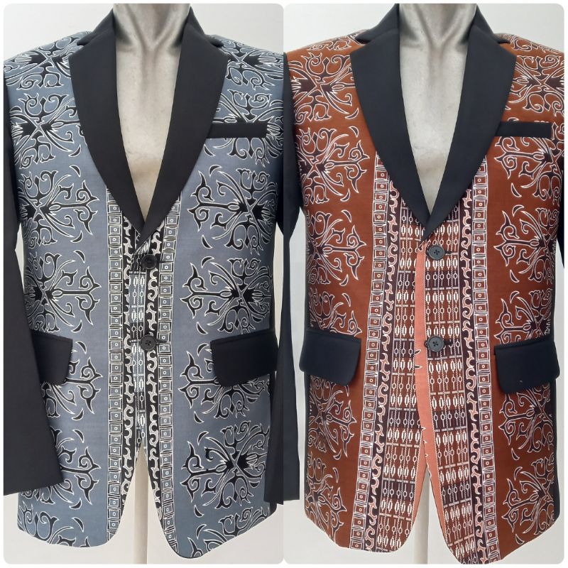 Jual Jas Batik motif Ulos Sumatera / Jas ulos formal / jas ulos motif ...