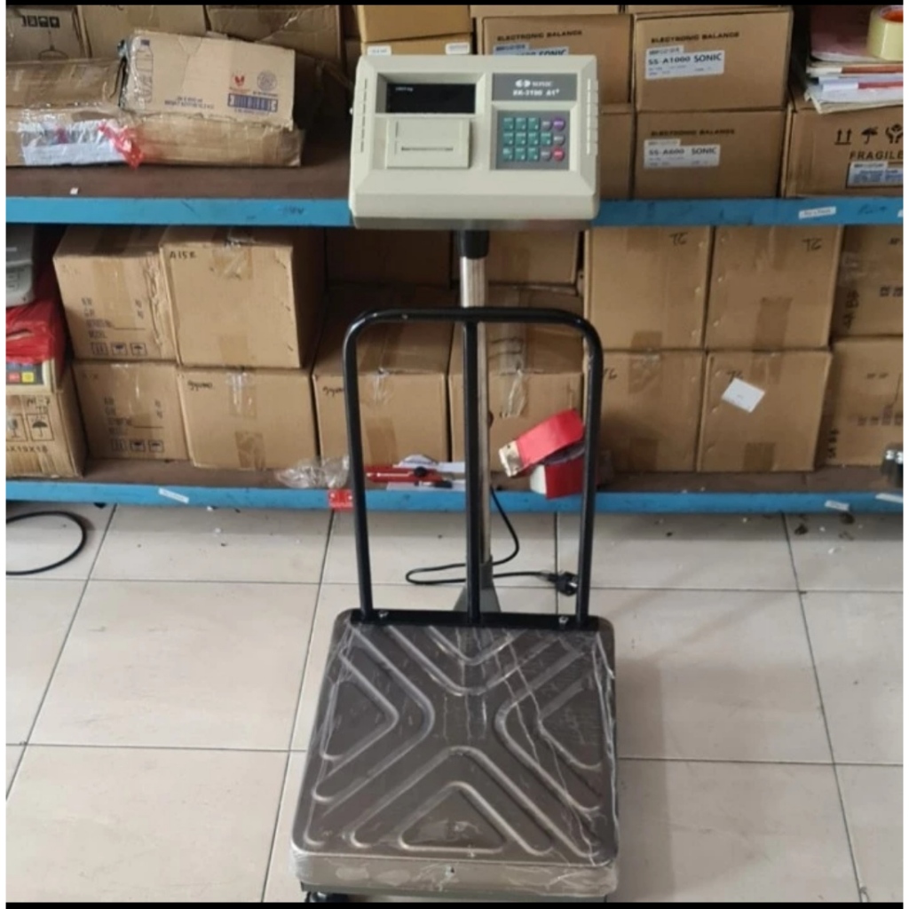 Jual Timbangan duduk digital industri expedisi plus printer merek sonic ...