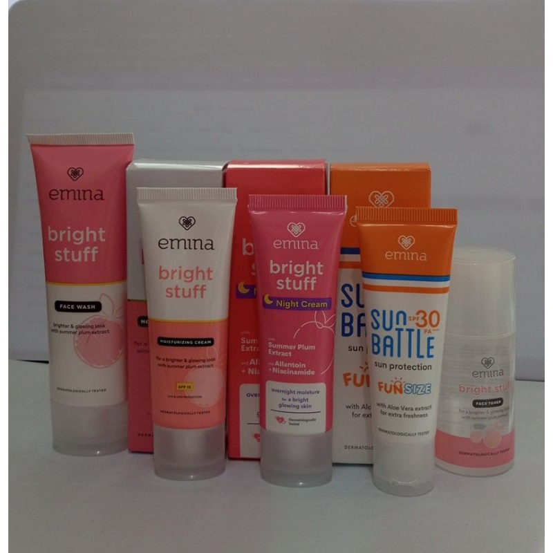 Jual Bisa COD Paket Emina 1 Satu Paket Series Lengkap Komplit Ekonomis ...