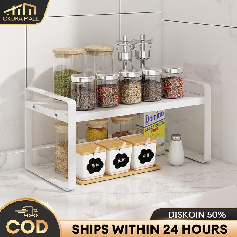 Jual Rak Dapur Desktop Rak Serbaguna Desktop Rak Bumbu Dapur Portable ...