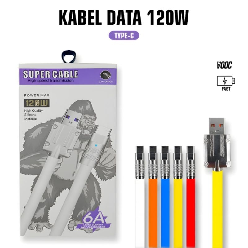 Jual Kabel Data ORI 120W AN K106 - Micro V8 & Type C | Shopee Indonesia