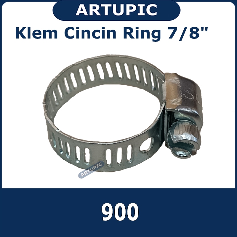 Jual Klem Cincin Ring 7/8" untuk Gasolec IGM Clamp Selang Regulator Gas ...