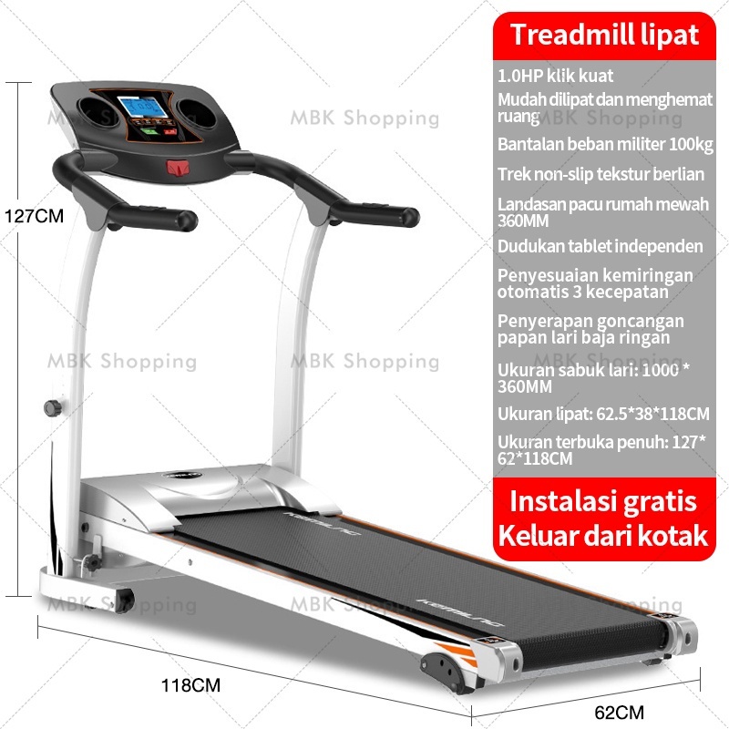 Jual Keep Going Max-Treadmill kecil rumah/treadmill penurun berat badan ...
