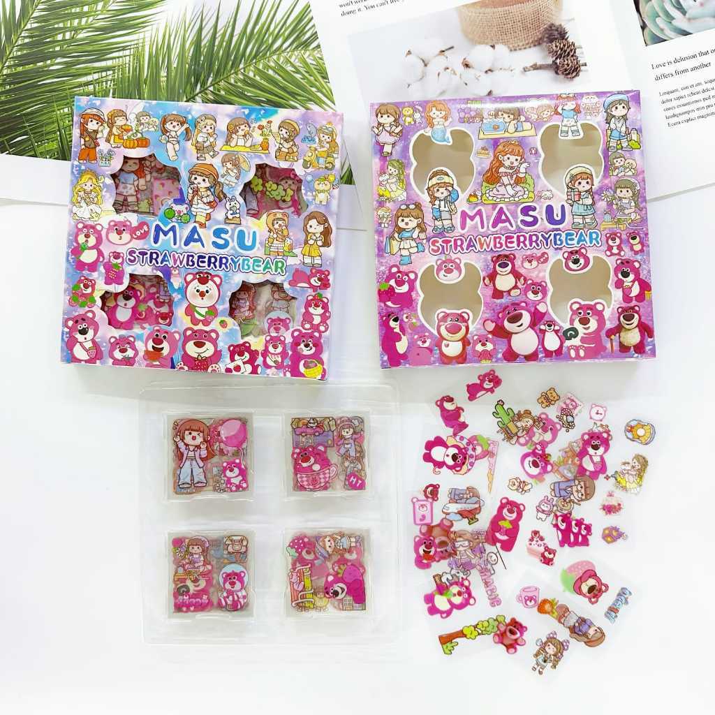 Jual Sticker MOMO Isi 100 Lembar Stiker Waterproof Botol Minum Tumblr ...