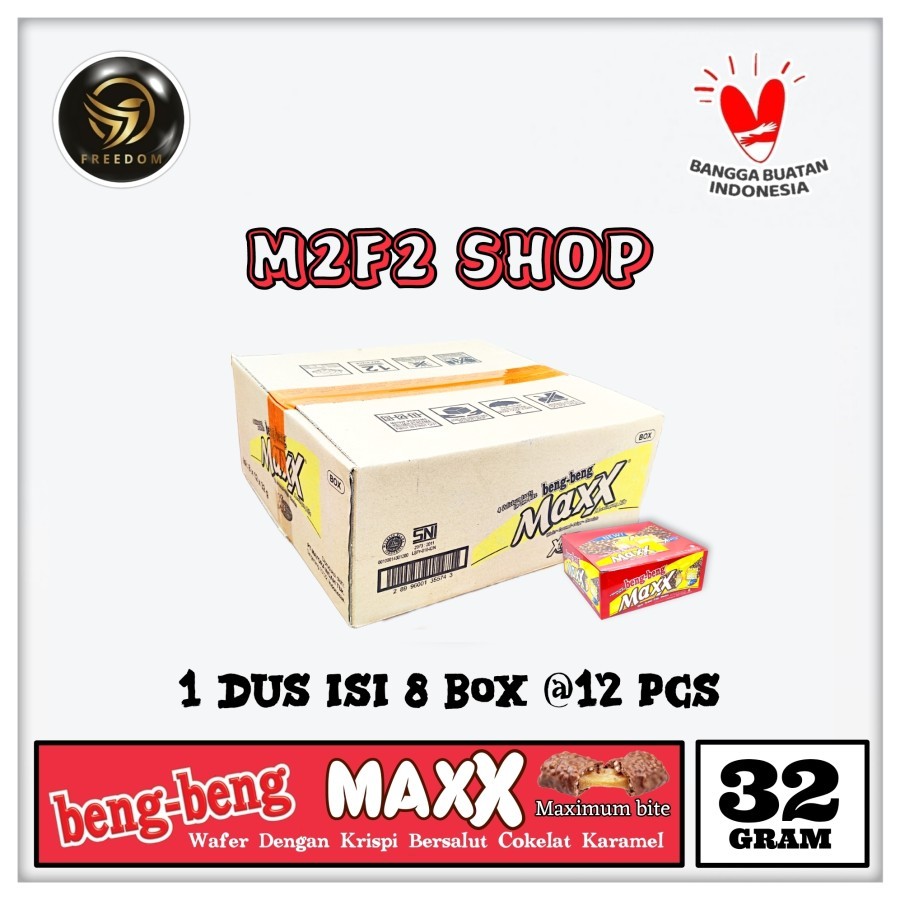 Jual Beng-beng Maxx Wafer Caramel Crispy Chocolate - 32 gr (Kemasan ...