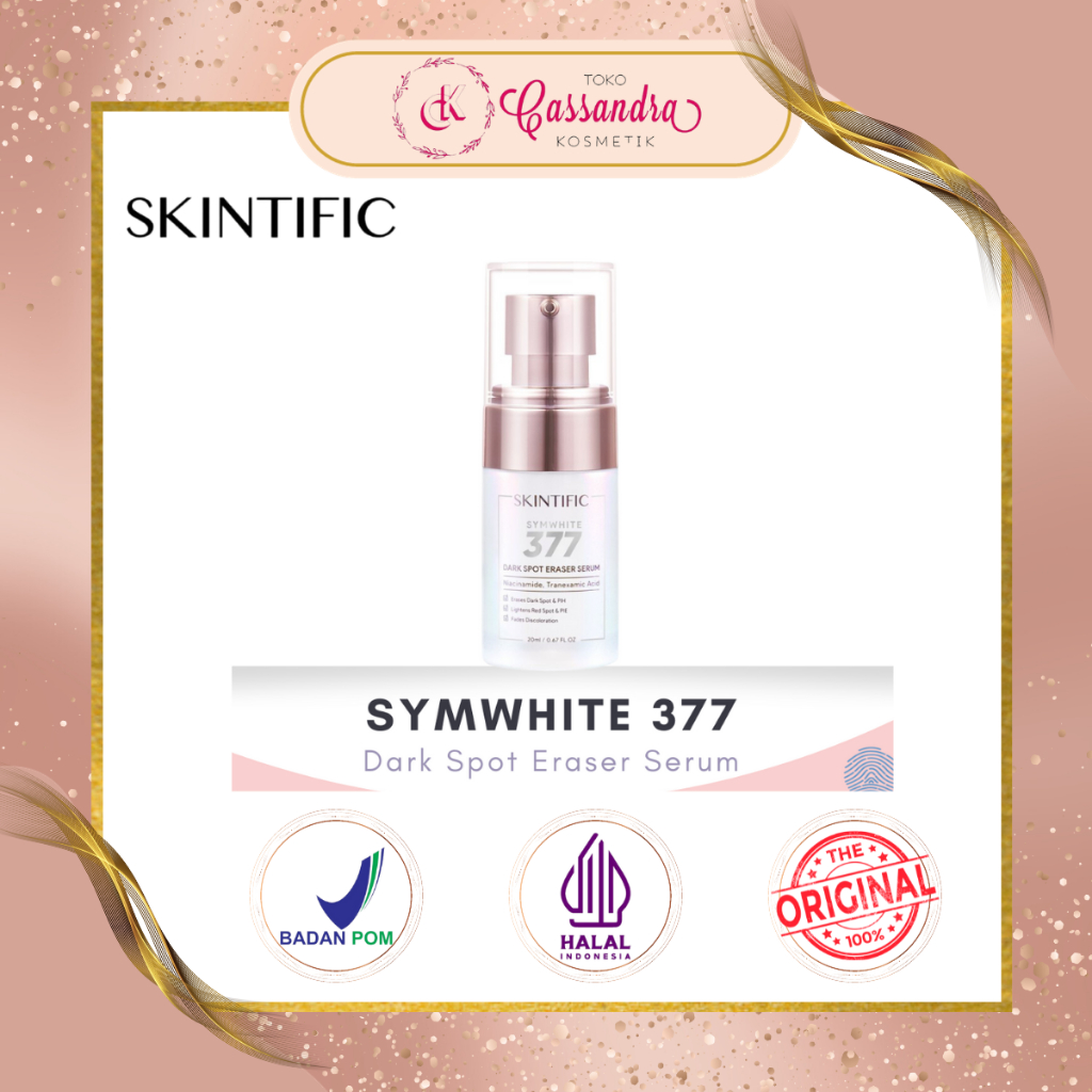 Jual SKINTIFIC SYMWHITE 377 DARK SPOT ERASER SERUM BRIGHTENING SERUM ...