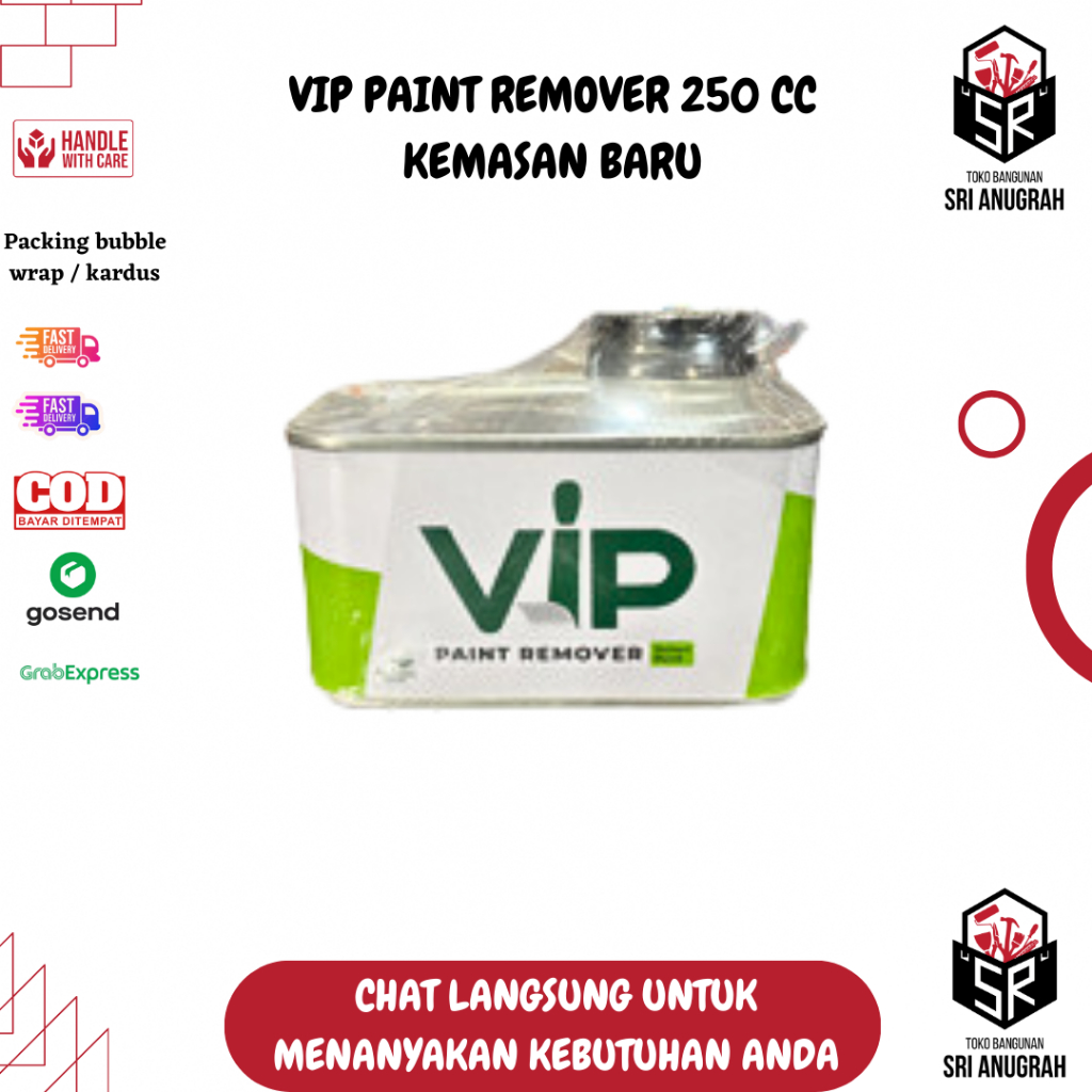 Jual VIP Paint Remover Soda Api Cair Perontok Cat 250cc | Shopee Indonesia