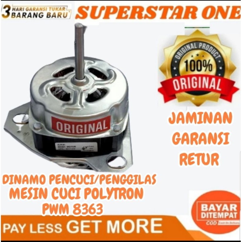 Jual dinamo pencuci/penggilas mesin cuci polytron PWM 8363 | Shopee ...