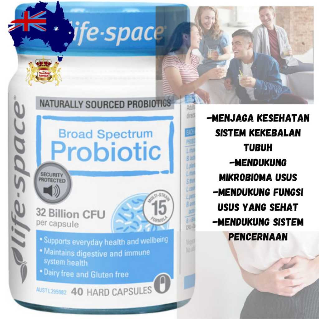 Jual life space broad spectrum probiotic 40 capsules | Shopee Indonesia