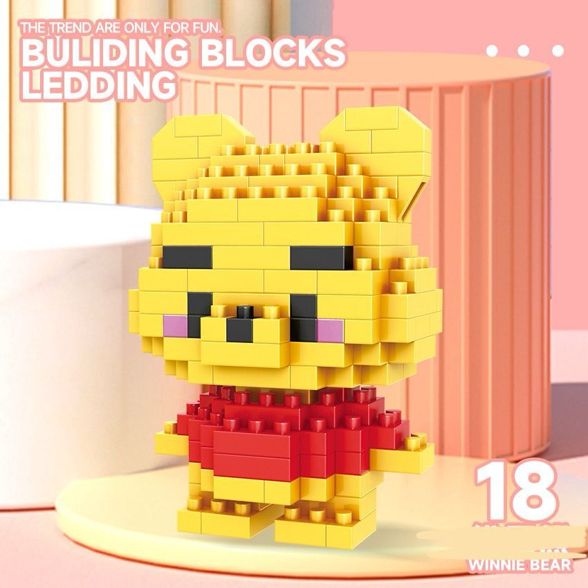 Jual [tma] Mainan Mini Brick Karakter / Balok Susun Mini / Building Box ...