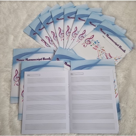 Jual 9. 9 READY!!! Buku tulis musik garis lima buku garis paranada isi ...