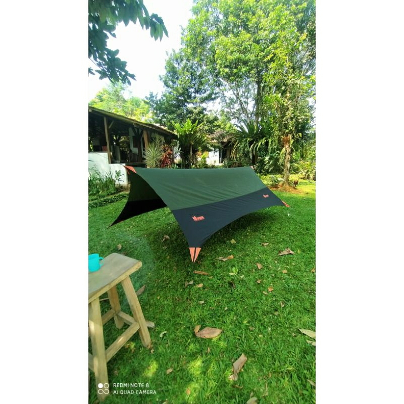 Jual flysheet hexagonal hanseoutdoor 3×4 full Seamseal flysheet ...