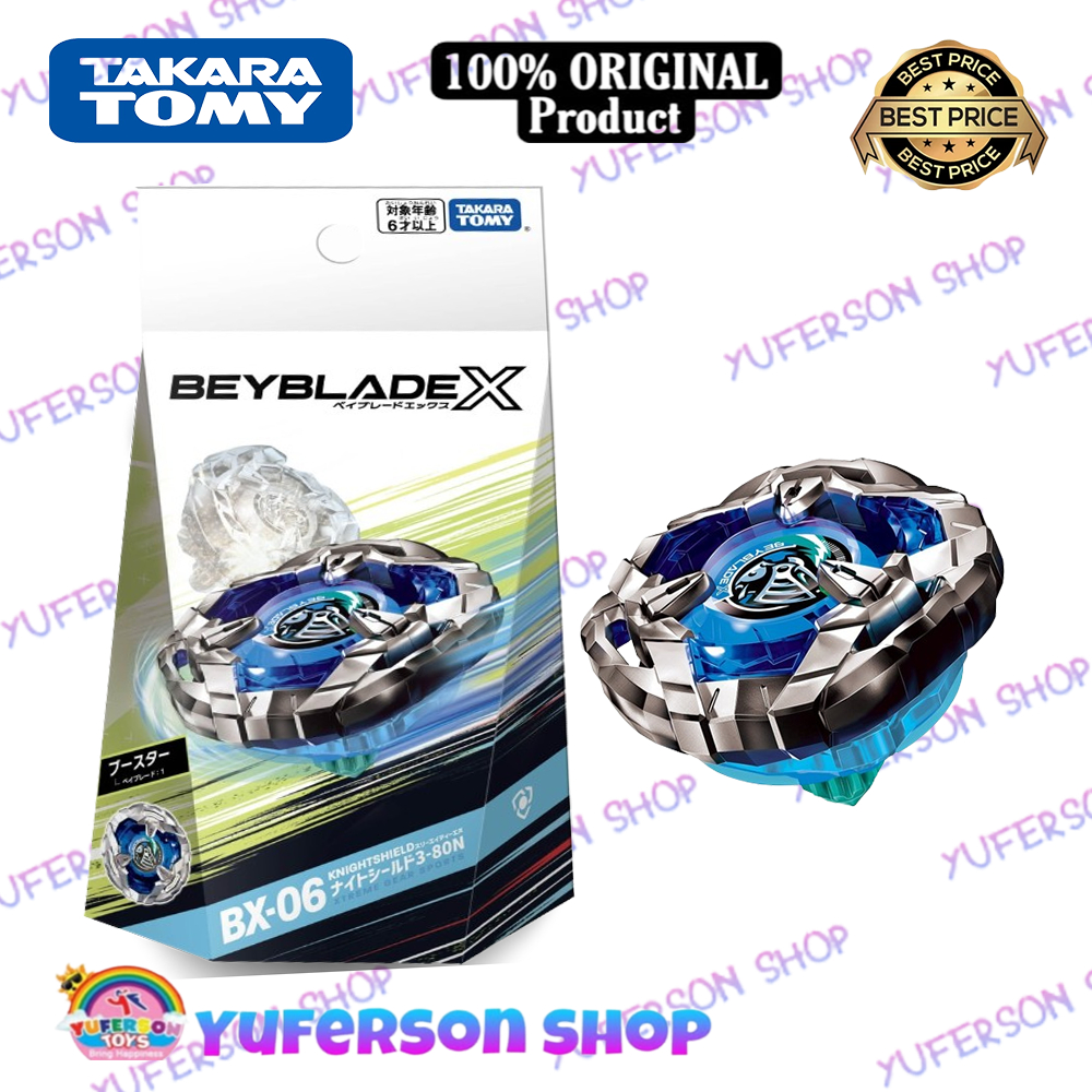 Jual Mainan Gasing Takara Tomy Beyblade X BX-06 Booster Knightshield ...