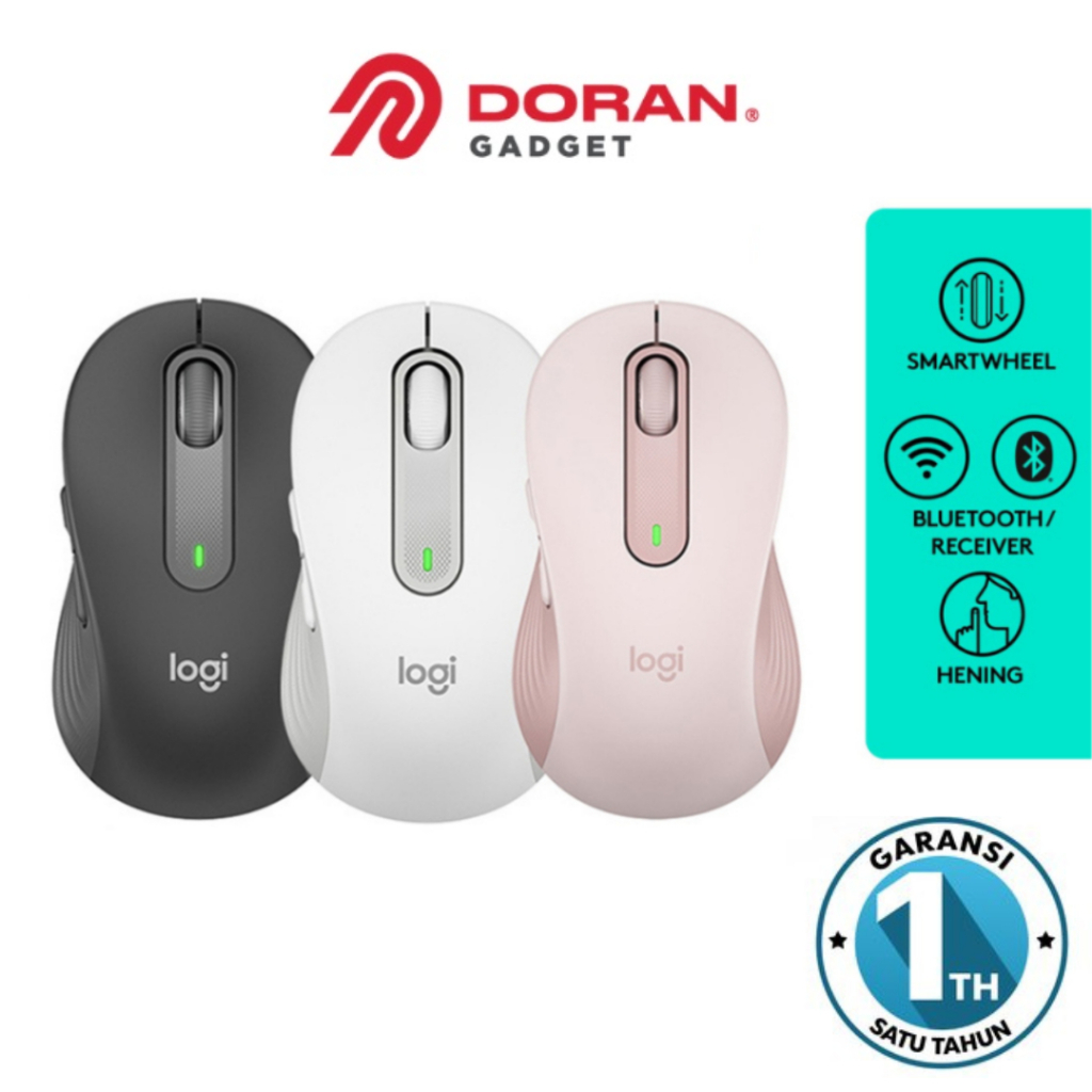 Jual Logitech Signature M650L Silent Mouse Wireless Bluetooth M650 ...
