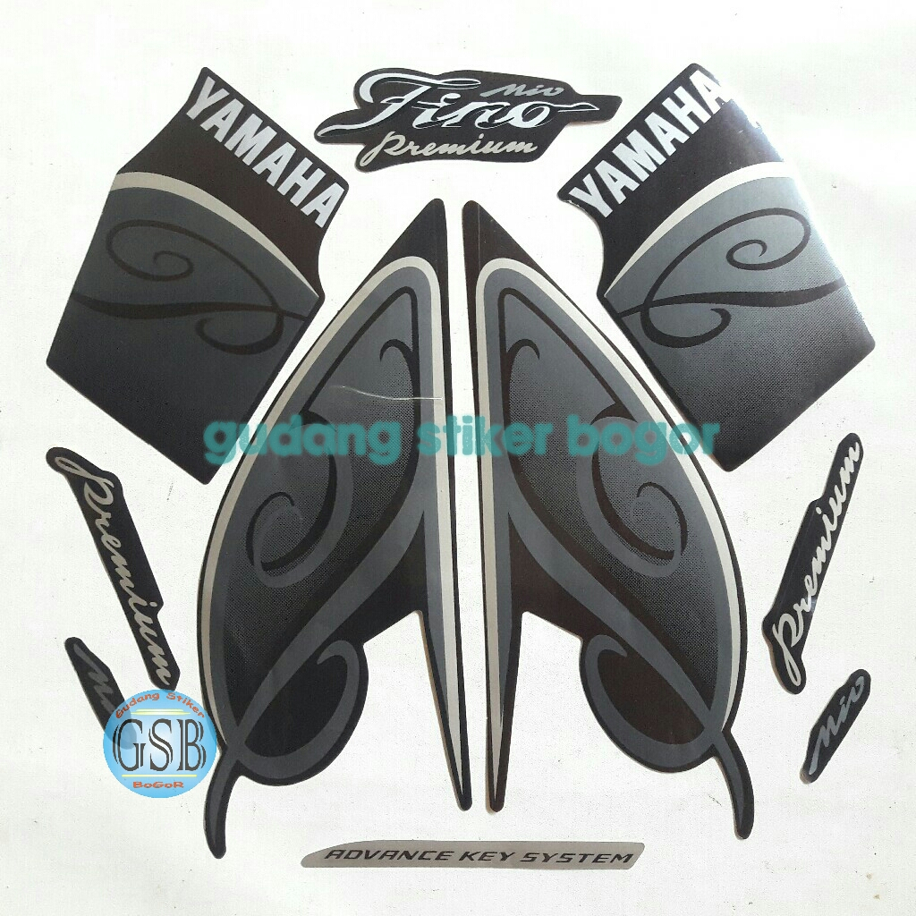 Jual STIKER STRIPING BODY MOTOR FINO PREMIUM 2018 BROWN | Shopee Indonesia