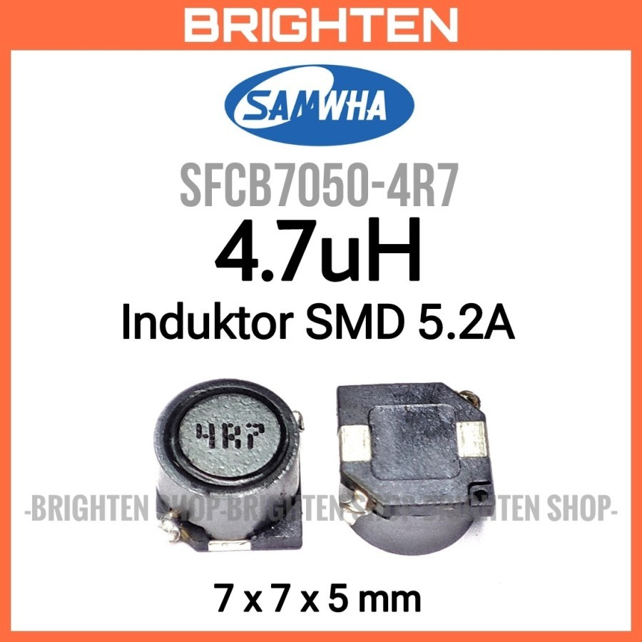 Jual SAMWHA SFCB7050-4R7 Induktor SMD 4.7uH 4R7 5.2A | Shopee Indonesia