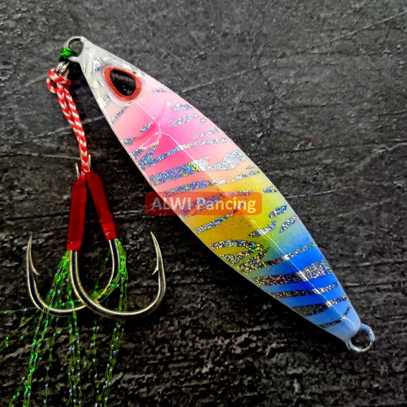 Jual ALWIX Umpan Metal Jig KOIKA ZEBRA UV GID 10gr 15gr 20gr 30gr 40gr 60gr SlowJigging | Shopee ...