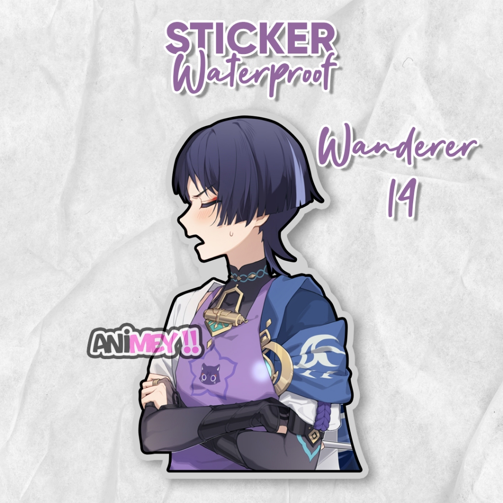 Jual Stiker Wanderer Genshin impact / Sticker Anime Waterproof | Shopee ...