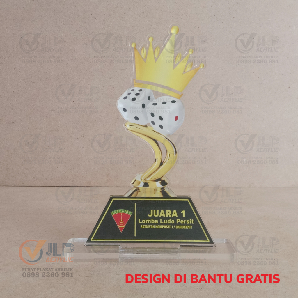 Jual PIALA LUDO, TROPI LUDO, TROPY LUDO, TROPHY LUDO, PIALA DADU, TROPI ...