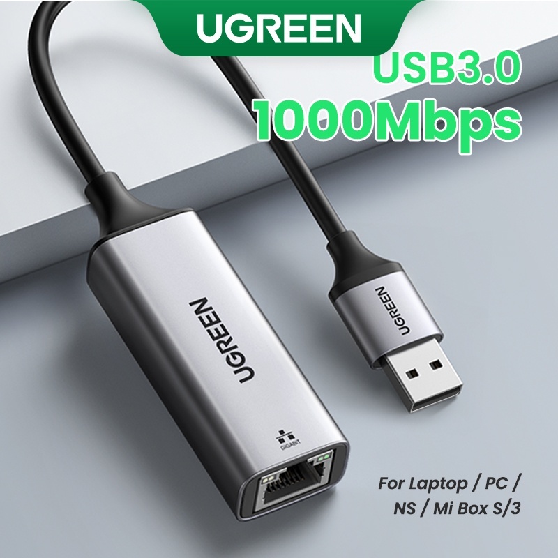 Jual UGREEN Gigabit USB-C 3.1/ USB 3.0 to LAN RJ45 Ethernet Network ...