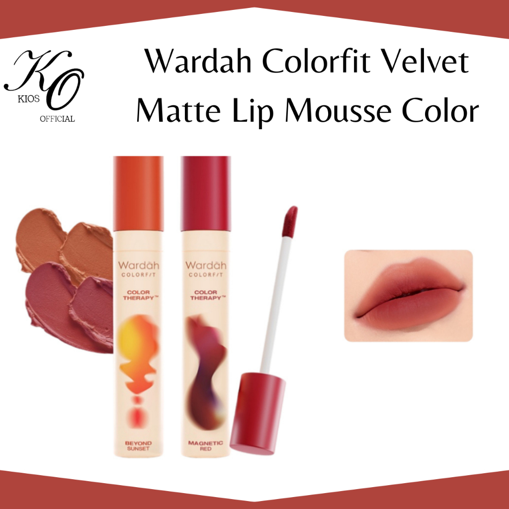 Jual Wardah Colorfit Velvet Matte Lip Mousse Color Therapy | Shopee ...