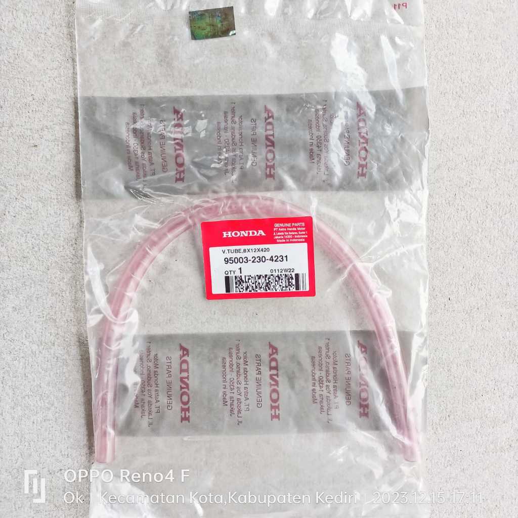 Jual Tube Vinyl - Selang Drain-Pembuangan Tangki-Tengki Bensin PCX 150 ...