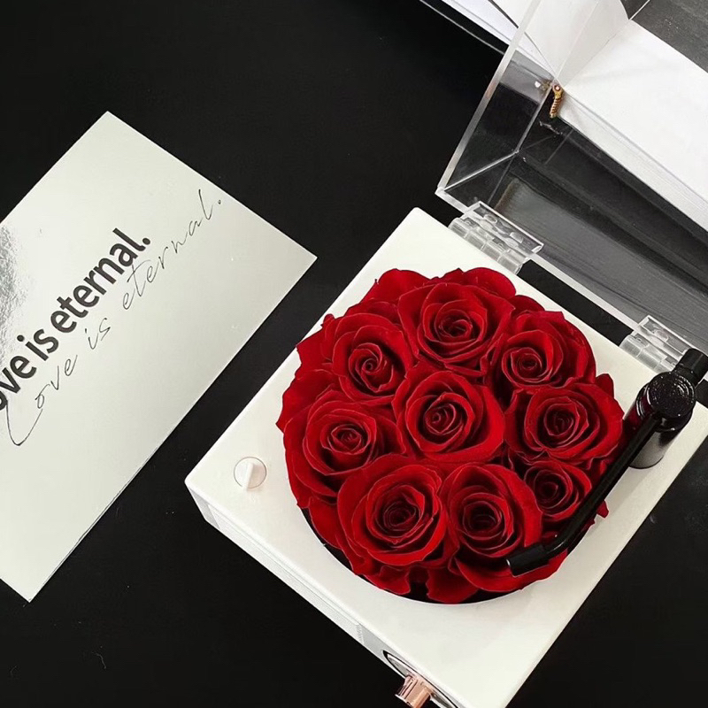 Jual Preserved 9 Roses Bluetooth Speaker Mini Box | Shopee Indonesia