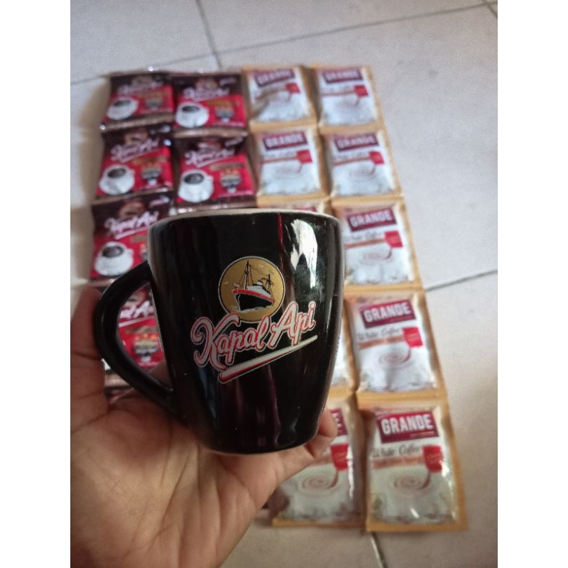 Jual kopi kapal api free mug keramik | Shopee Indonesia