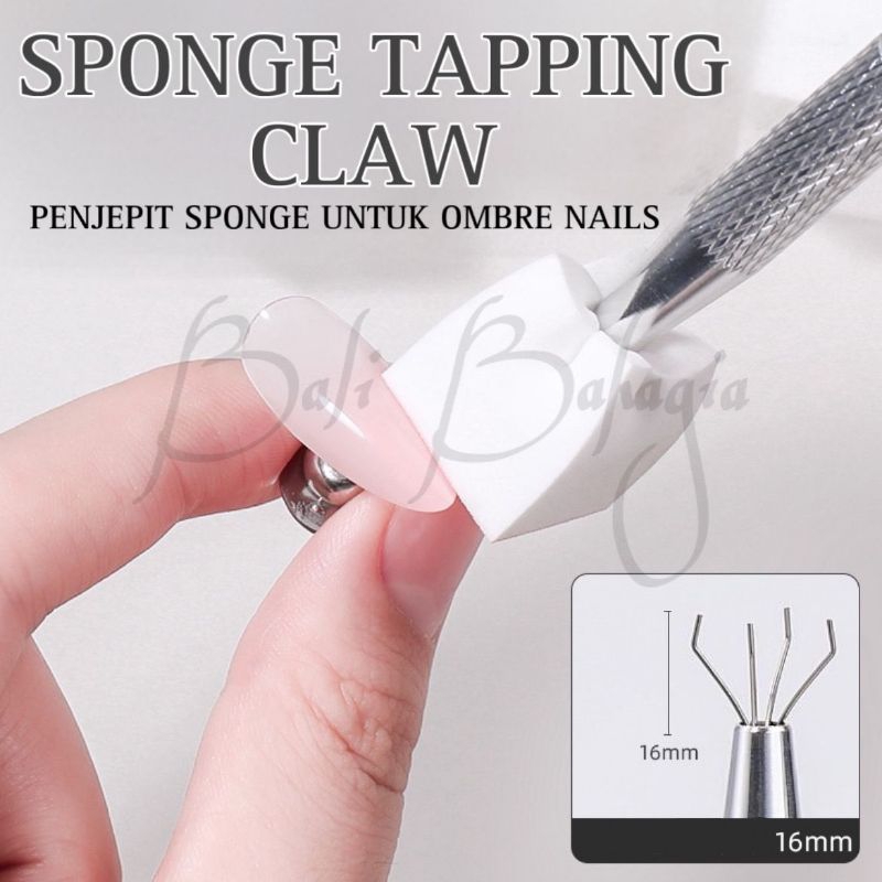Jual Sponge Tapping Claw For Ombre Nail Art Penjepit Sponge Untuk ...