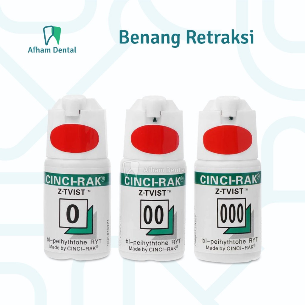 Jual AFHAM DENTAL BENANG RETRAKSI / RECTATION CORD GINGIVAL / GINGIVA ...