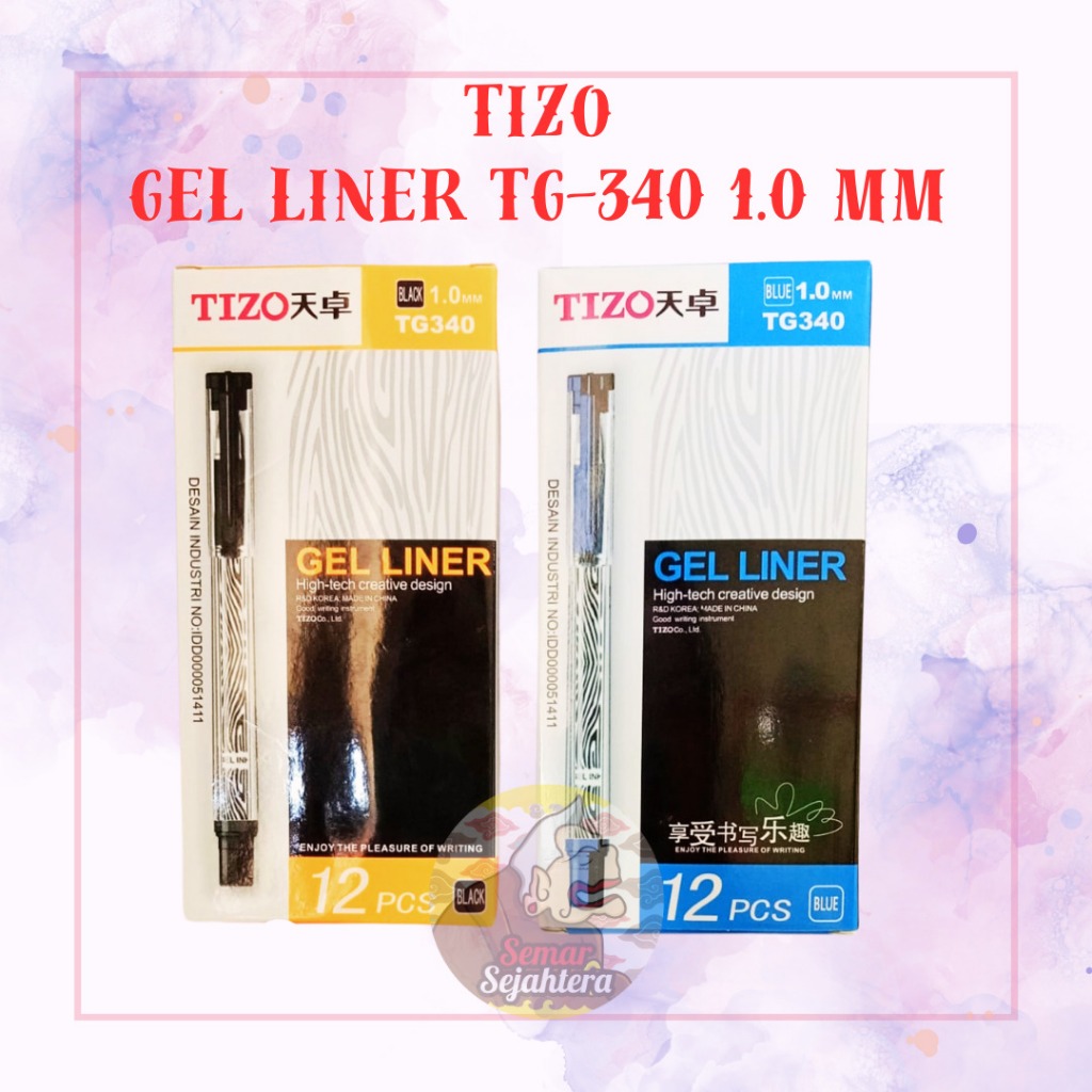 Jual [PCS] BULPEN TANDA TANGAN / SIGNATURE PEN TIZO GEL-LINER TG-340 1. ...