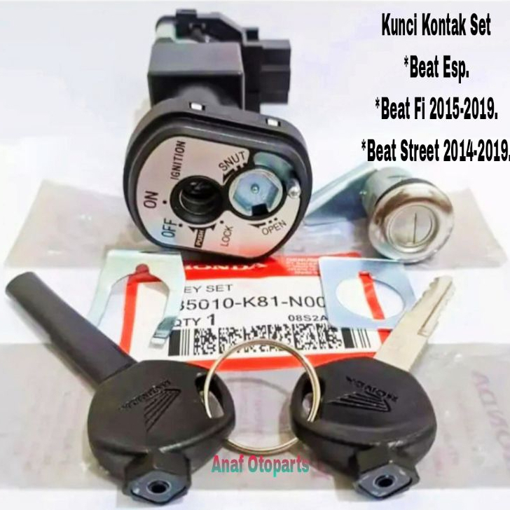 Jual KUNCI KONTAK KEY SET BEAT FI ESP 2015-2019 / BEAT STREET / BEAT ...