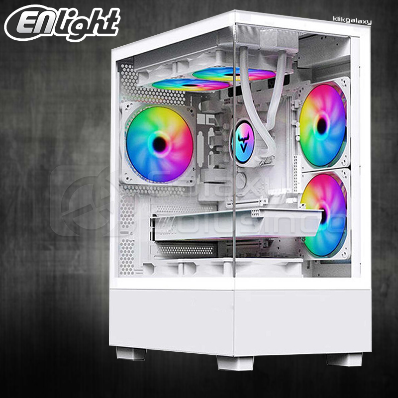 Jual Infinity CLAIR Tempered Glass M-ATX Gaming Case | Shopee Indonesia